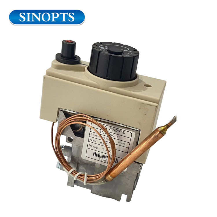 18-48℃ gas control valve With piezo ignitor - Buy Gas thermostat ...